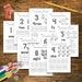 Astronaut Numbers Worksheet Digital Download, 123 Printable Worksheets ...