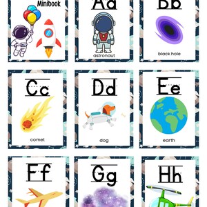 Alphabet Flashcards Digital Download, ABC Printable Flash Cards ...