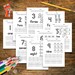 Animal Numbers Tracing Worksheet Digital Download, 123 Printable ...