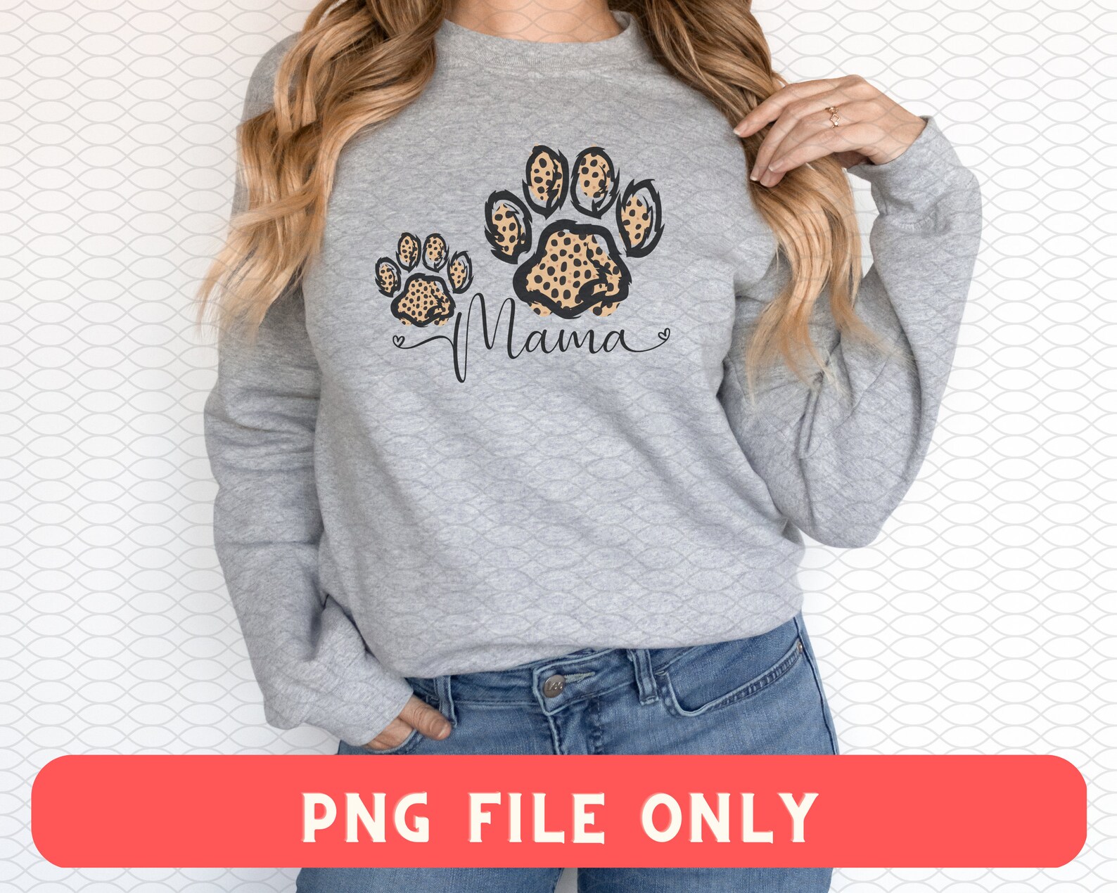 PNG Dog Mama Print / Dog Mom Png / Cheetah Dog Mom Printable / Dog Mom ...