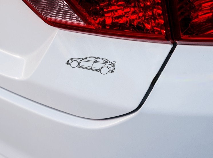 Honda Civic Type R Kiss-cut Sticker | Car Guy Gifts | Car Enthusiast ...