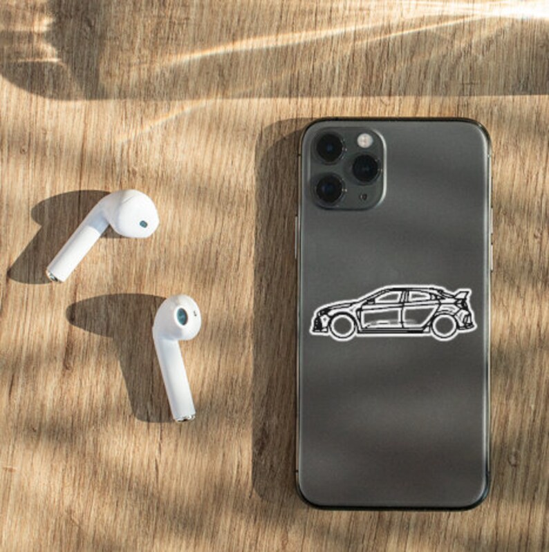 Honda Civic Type R Kiss-cut Sticker | Car Guy Gifts | Car Enthusiast ...