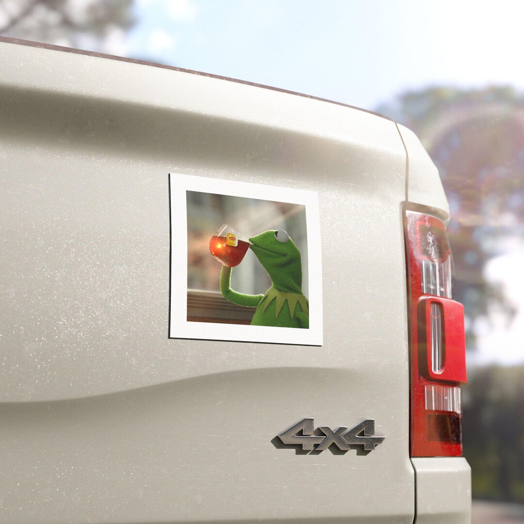 Kermit Car Magnets, Muppet Vehicle Magnet Sticker, Green Frog Car Decal ...