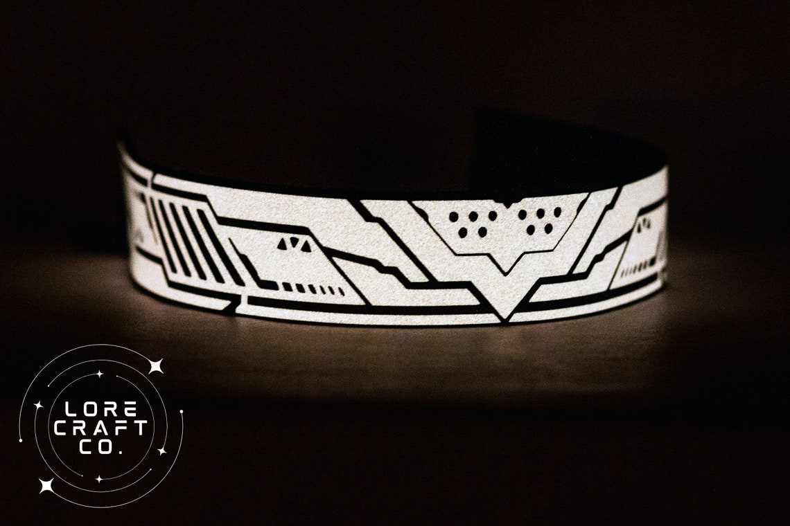 Cyberpunk Necklace Techwear Jewelry Leather Choker Anime - Etsy