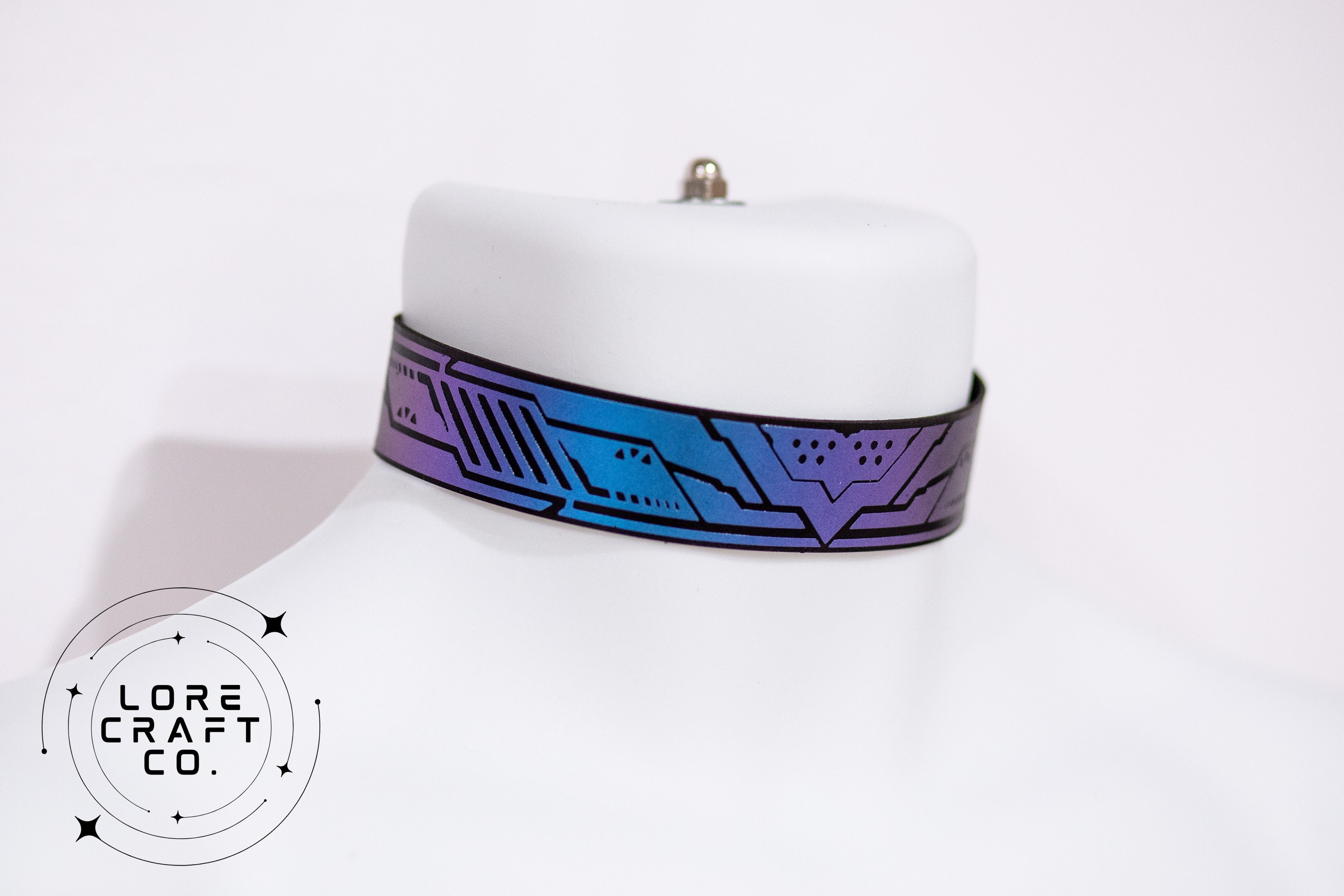 Cyberpunk Necklace, Techwear Jewelry, Leather Choker, Anime Inspired ...