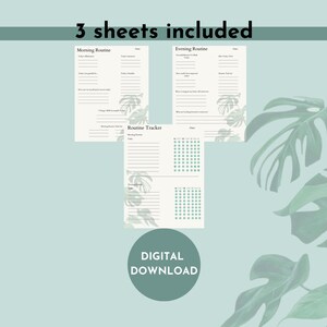 Printable Daily Routine Worksheet for Helping You Build a Daily Routine ...