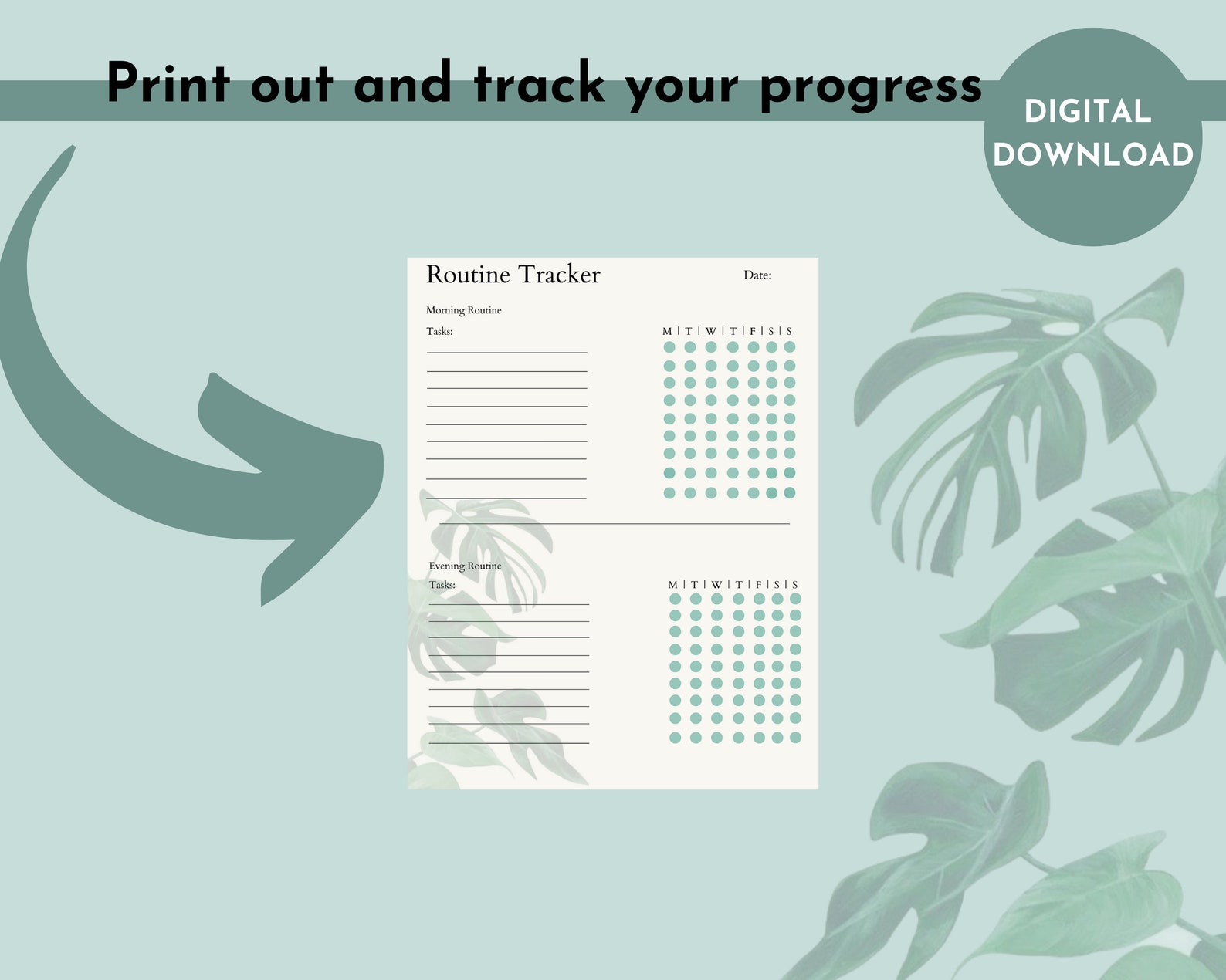Printable Daily Routine Worksheet for Helping You Build a Daily Routine ...