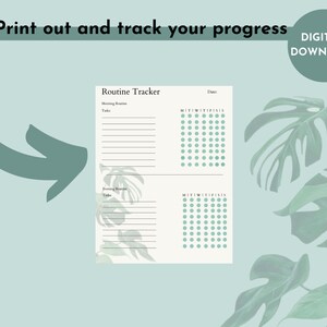 Printable Daily Routine Worksheet for Helping You Build a Daily Routine ...