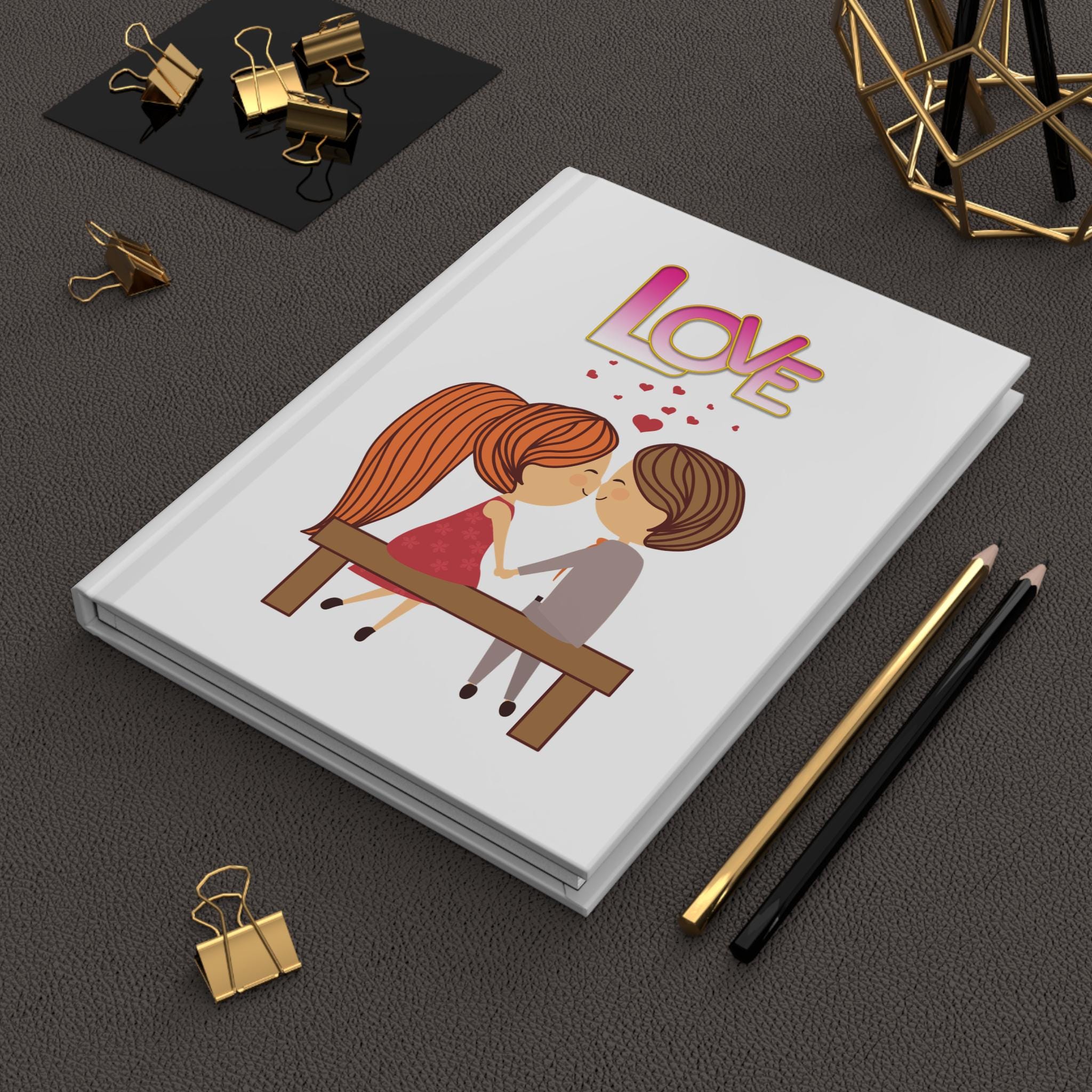 Love Journal | Cute Couple | Red Hair Redhead | Colorful Anniversary ...