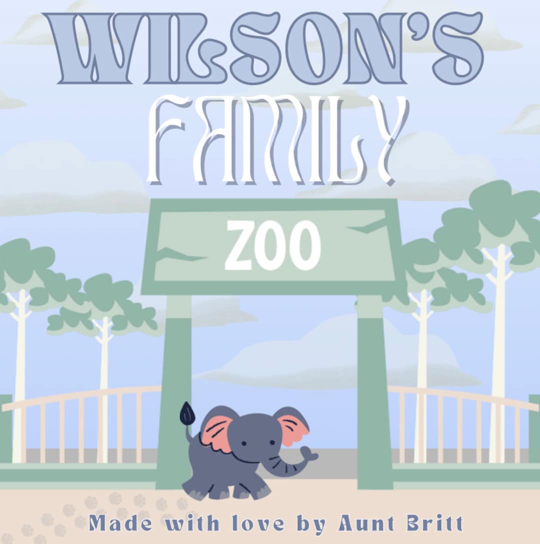 Baby BOY Family Tree Canva Baby Book Family Tree Template Digital ...