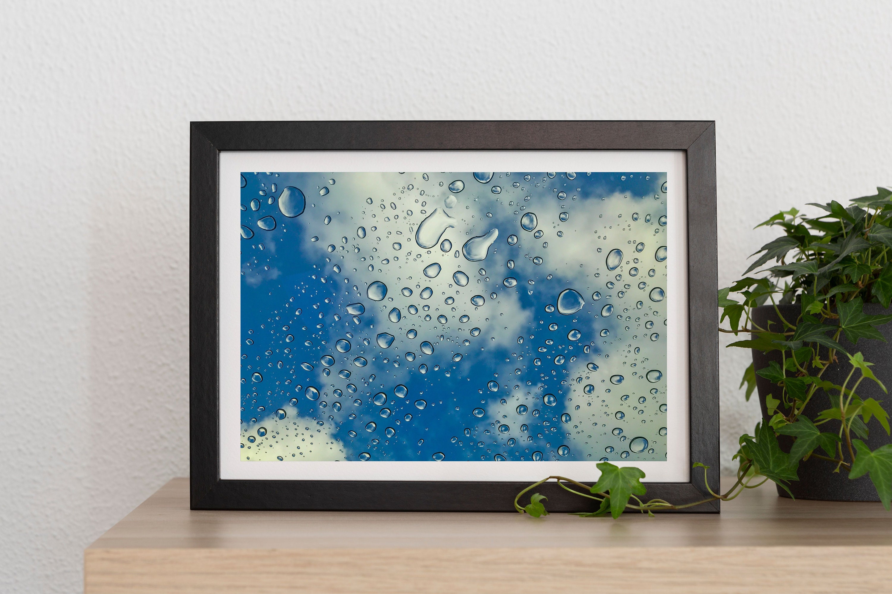 Water Droplets Wall Art Canvas, Fine Art Print, Metal, Acrylic and ...
