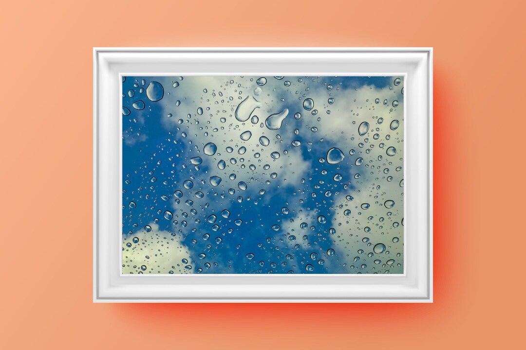 Water Droplets Wall Art Canvas, Fine Art Print, Metal, Acrylic and ...