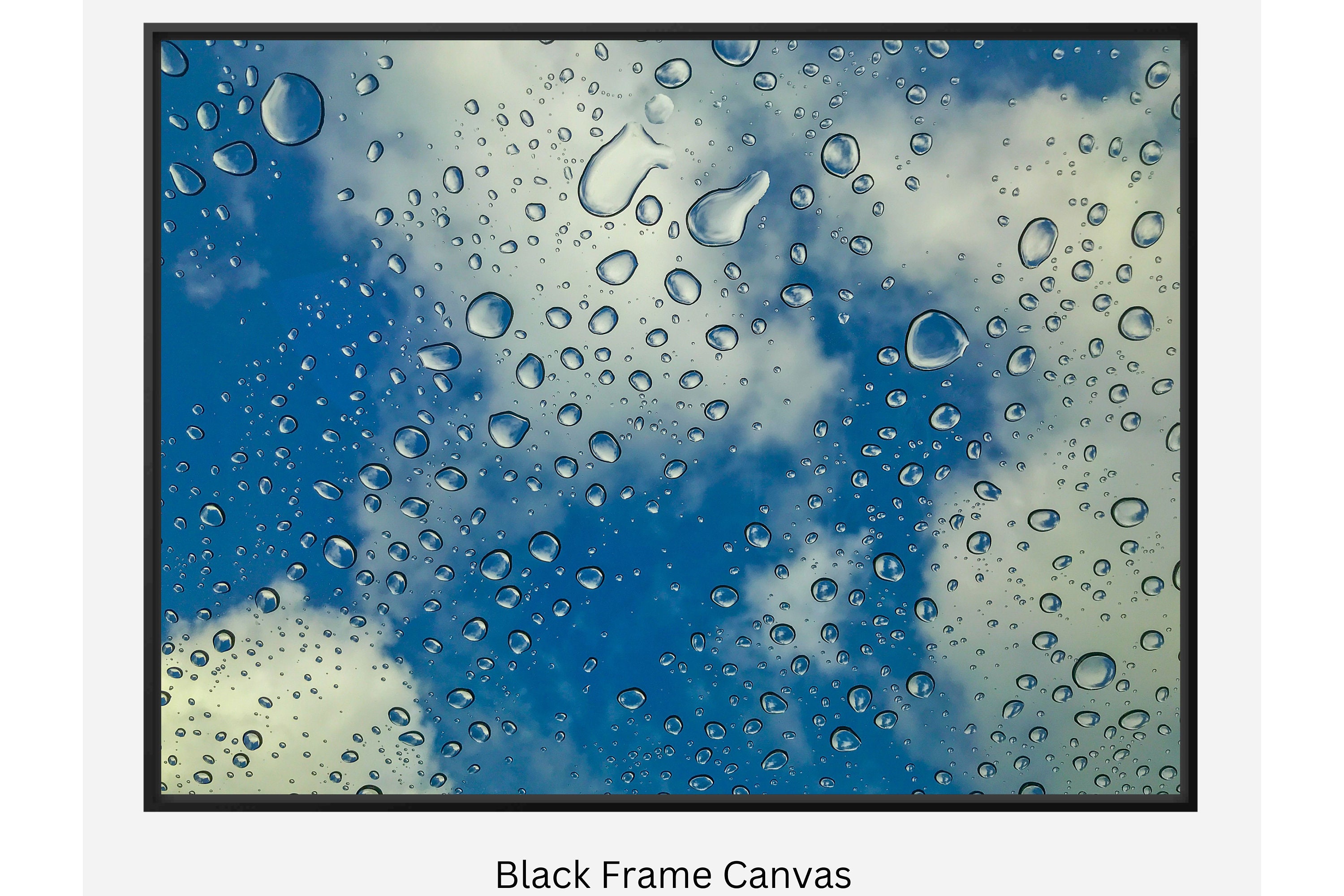 Water Droplets Wall Art Canvas Fine Art Print Metal Acrylic - Etsy
