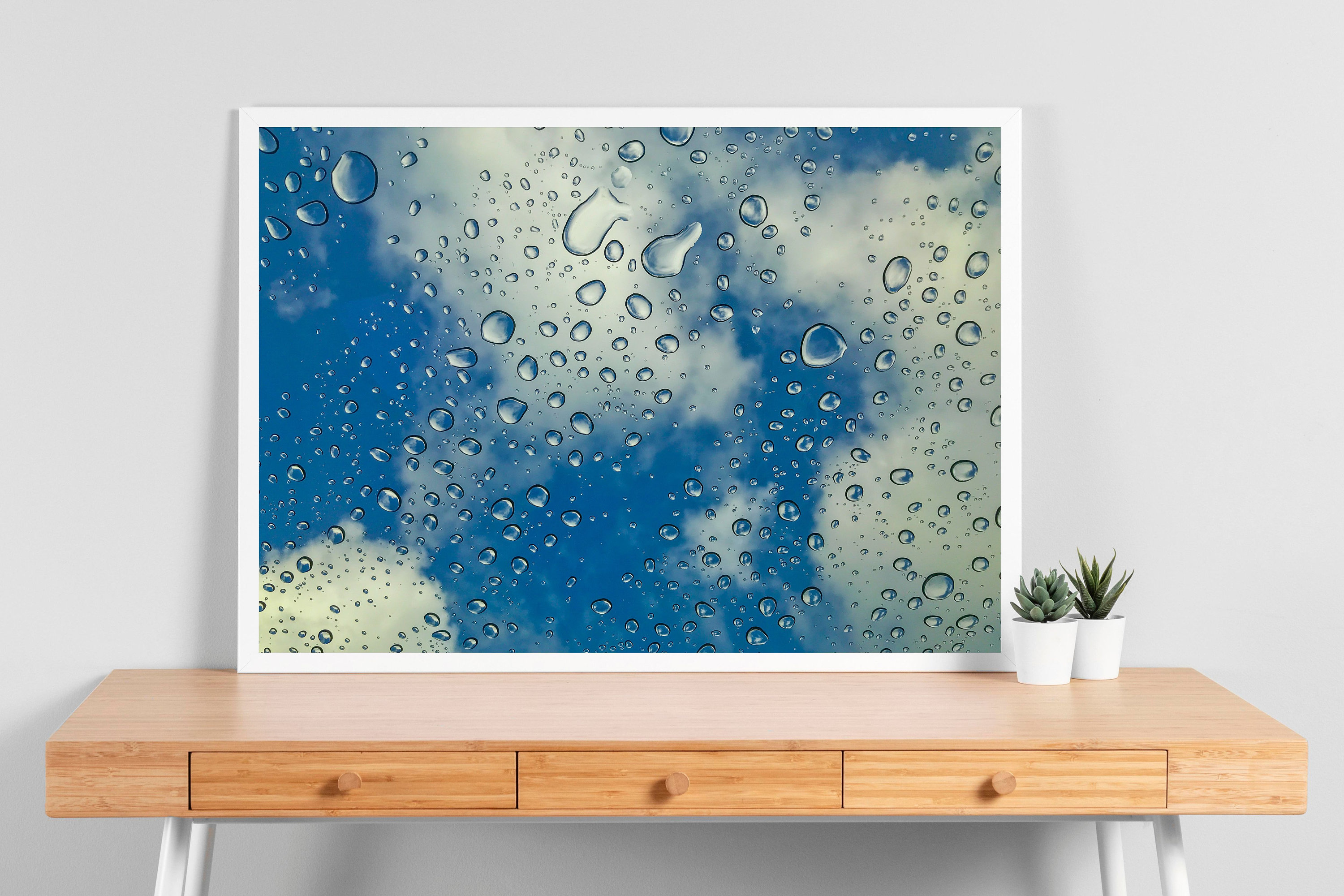 Water Droplets Wall Art Canvas, Fine Art Print, Metal, Acrylic and ...