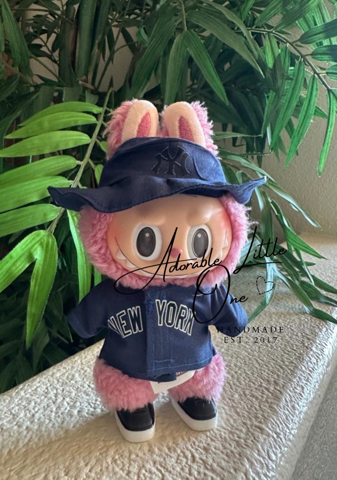 Labubu Clothes Set Jersey Hat Yankees - Etsy