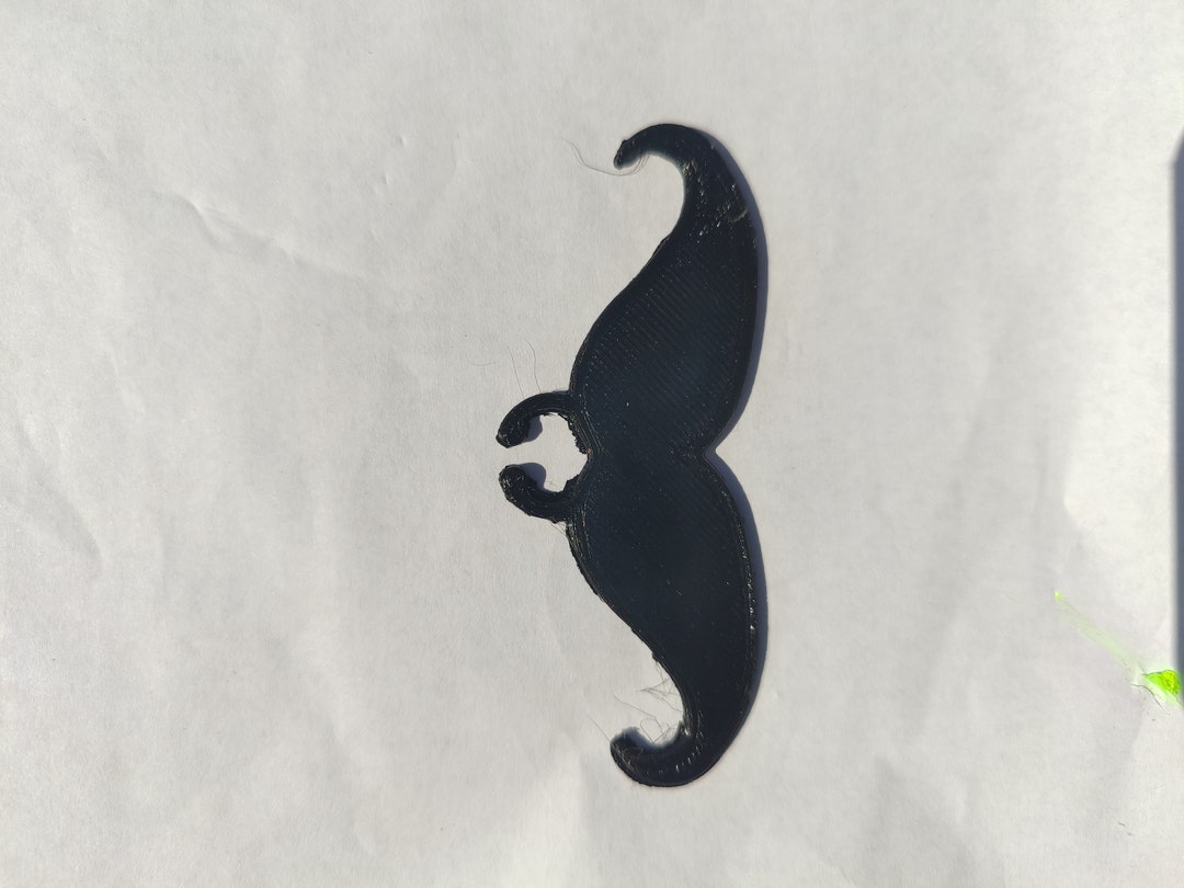 Custom Moustache Stl File for 3d Printing - Etsy