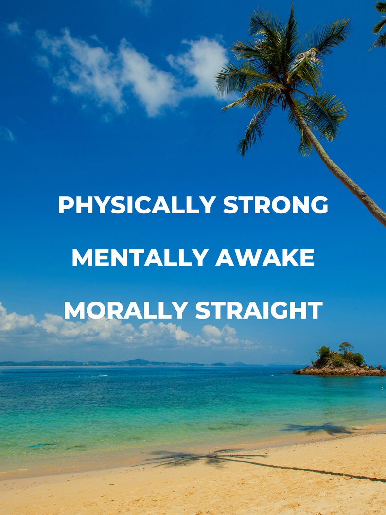 Affirmation Digital Printable Poster 18x24 011823A Physically Strong ...