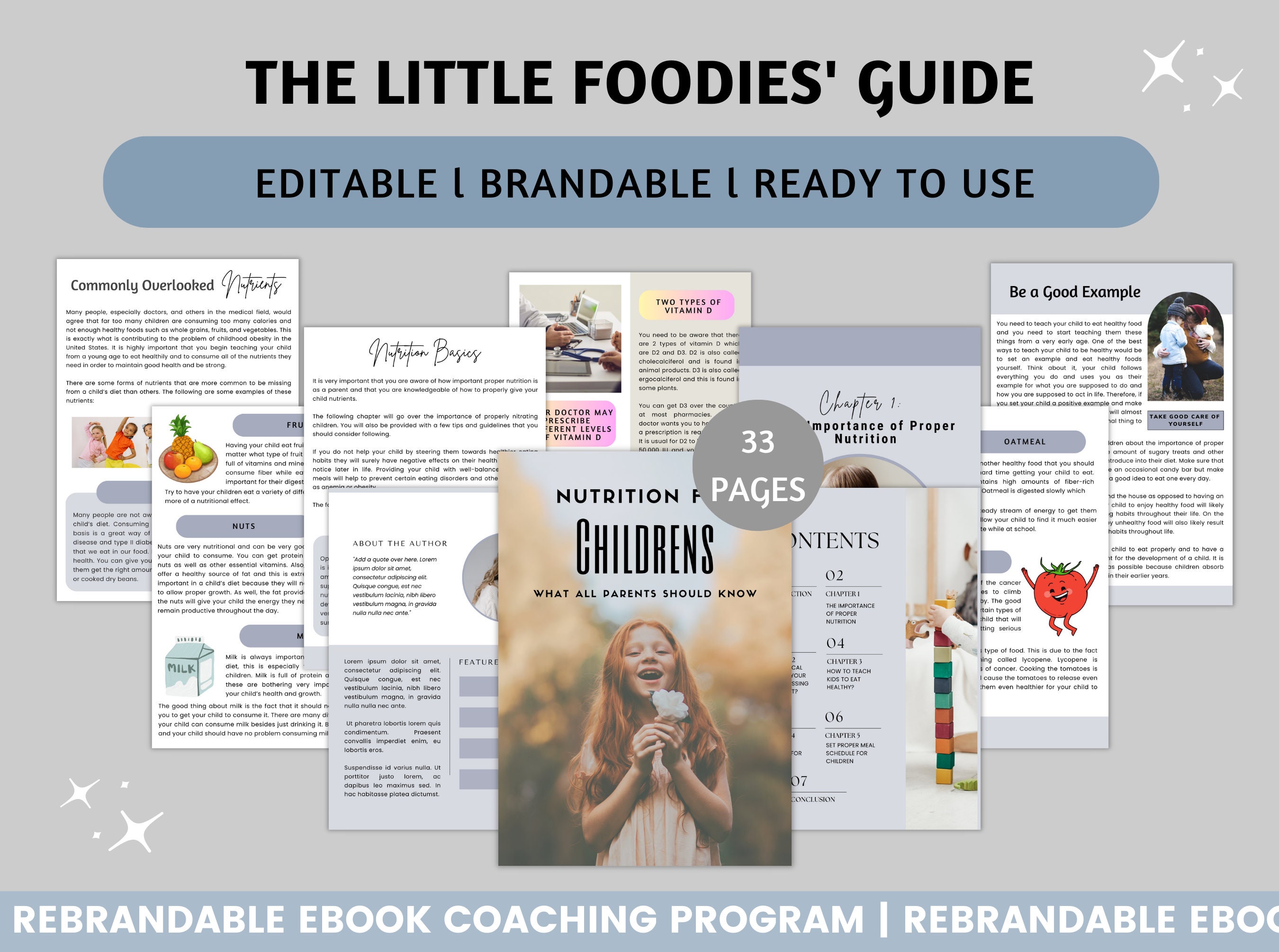 Nutrition for Children Done for You Ebook, Kids Healthy Eating, Kids ...