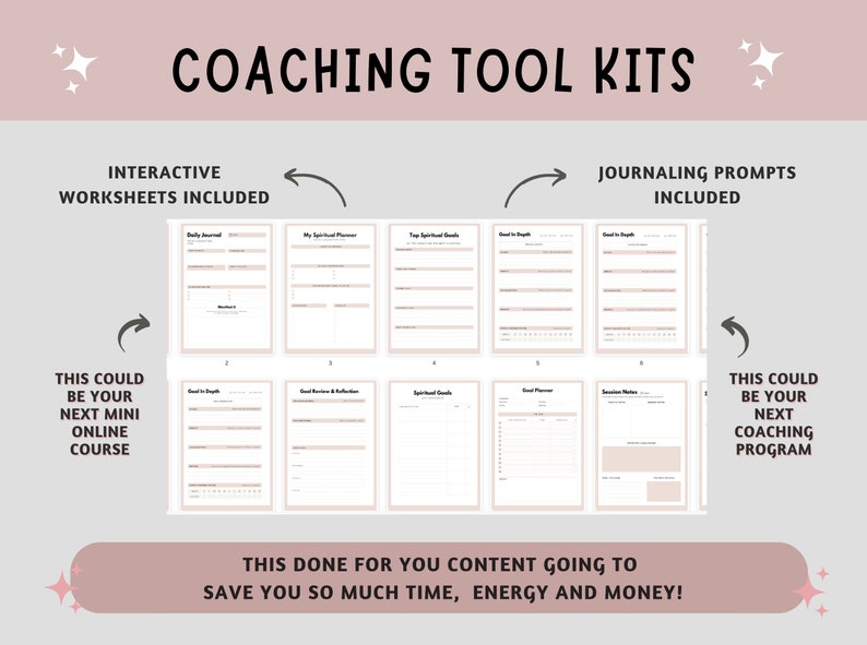 Spiritual Worksheets, Manifestation Template, Coaching Worksheets, Life ...