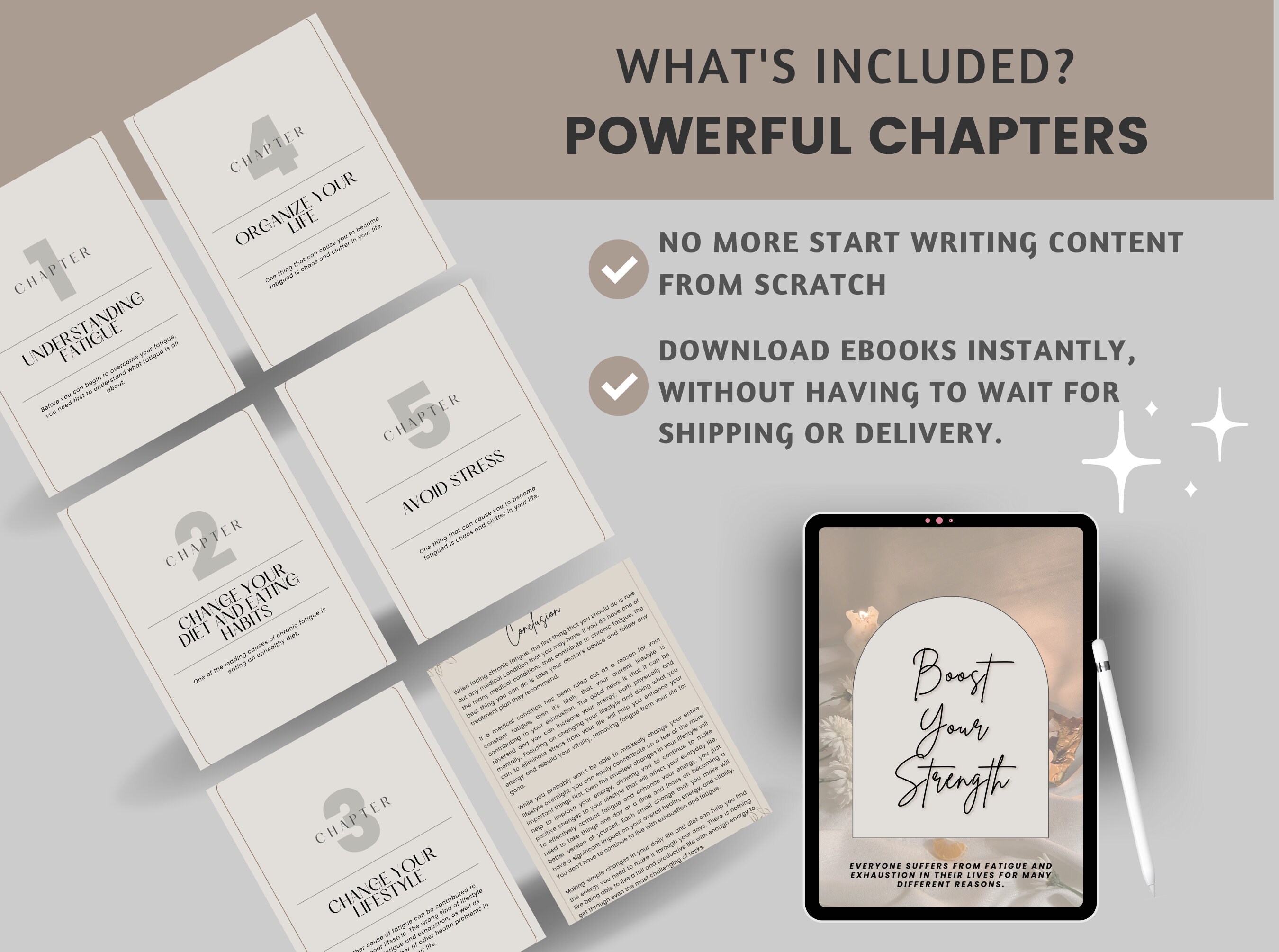 Guide to Boosting Strength and Vitality Done for You Ebook, Brandable Coaching Resources ...