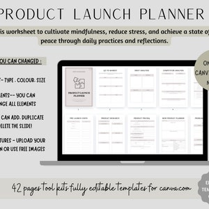 Product Launch Planner Worksheets Done for You, Course Marketing Plan ...