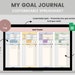 Digital Goal Planner Google Sheet Spreadsheet, Goal Tracker Spreadsheet ...