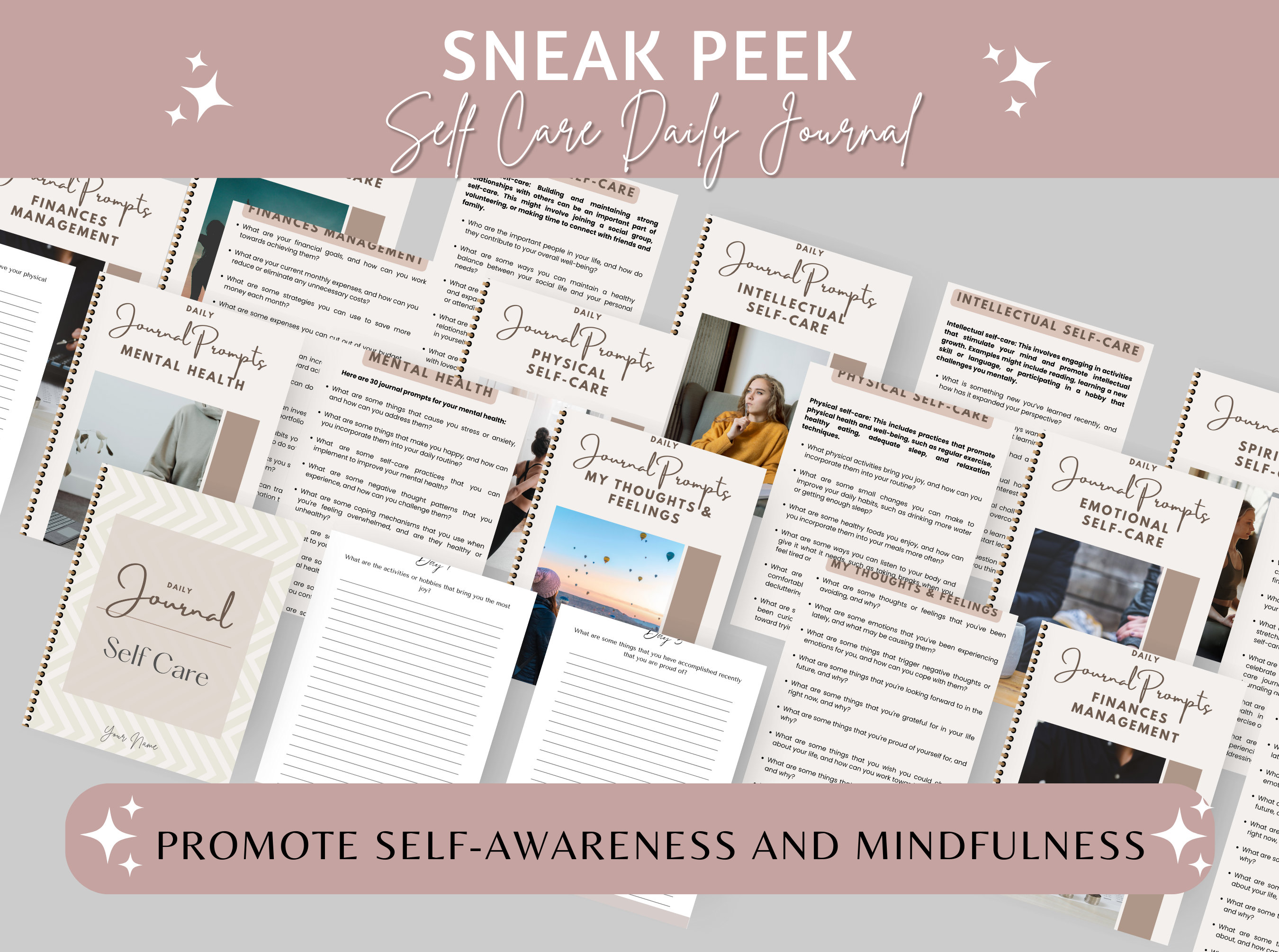 Self Care Journal Printable, Self Love, Mental Health Journal Prompts ...