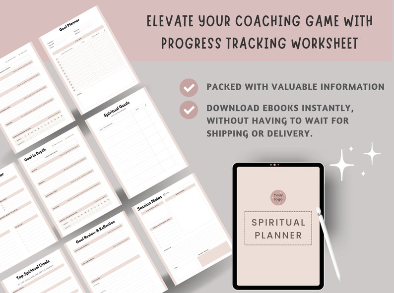 Spiritual Worksheets, Manifestation Template, Coaching Worksheets, Life ...