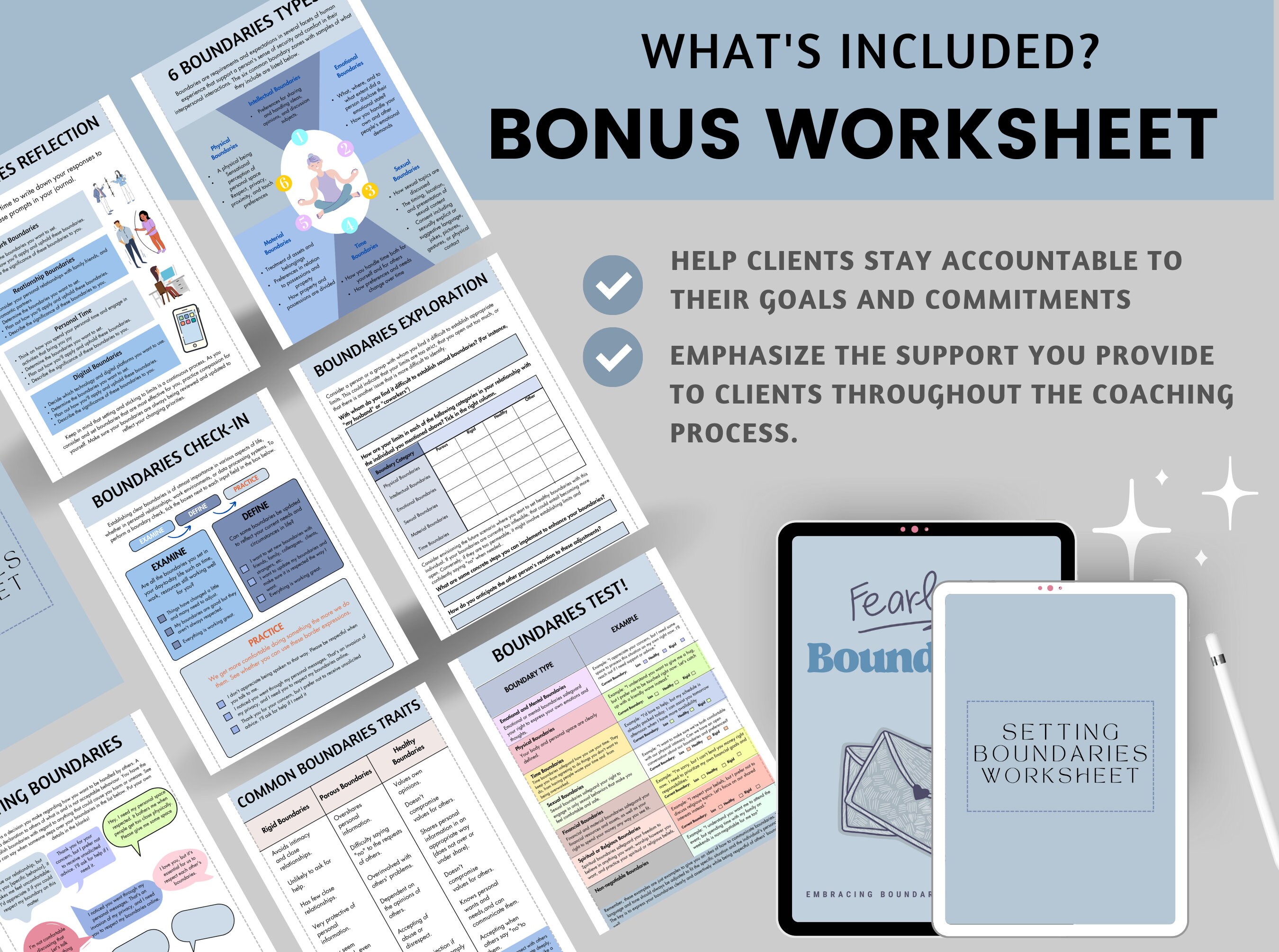 Setting Healthy Boundaries Done for You Rebrandable Resellable Coaching ...