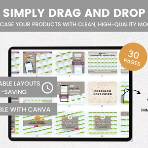 Instagram Content & Instagram Highlight Mock-up Templates, Social Media ...