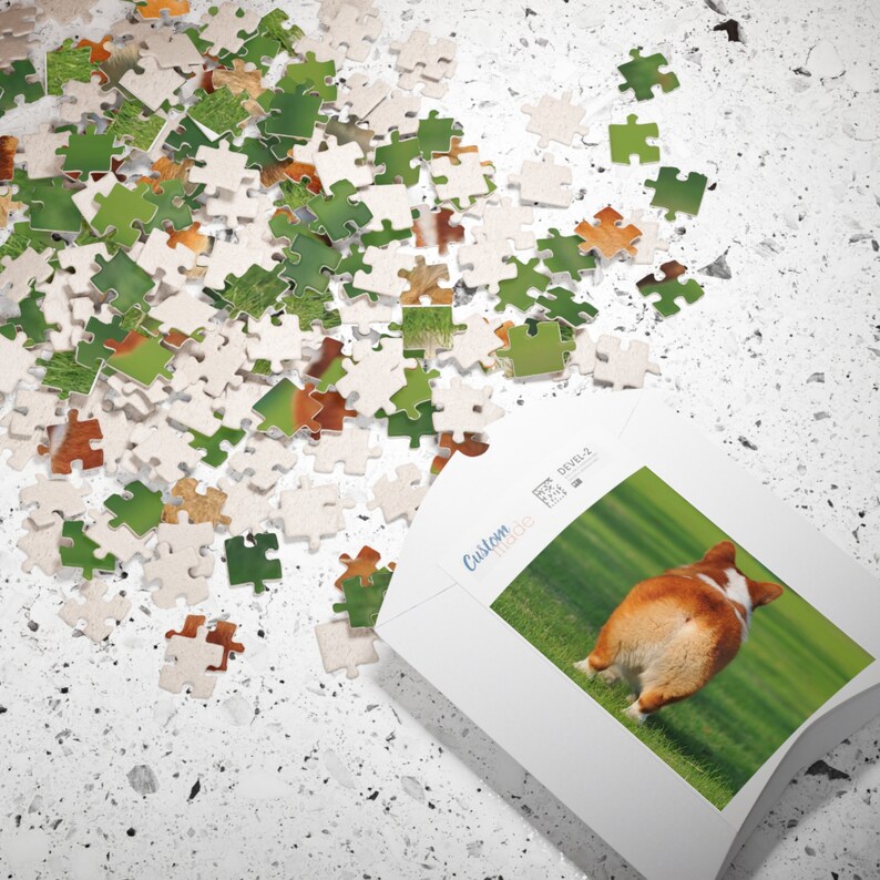 Corgi Butt Puzzle - White Elephant - Etsy