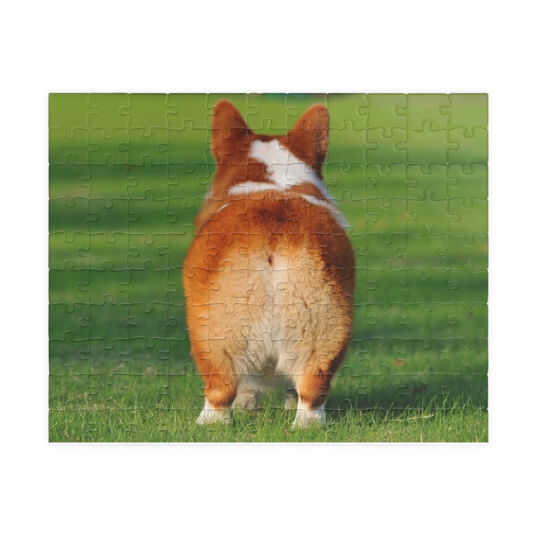 Corgi Butt Puzzle - White Elephant - Etsy