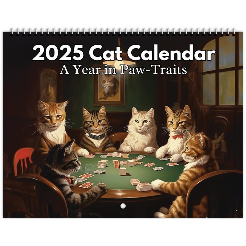 Cat Calendar - Etsy