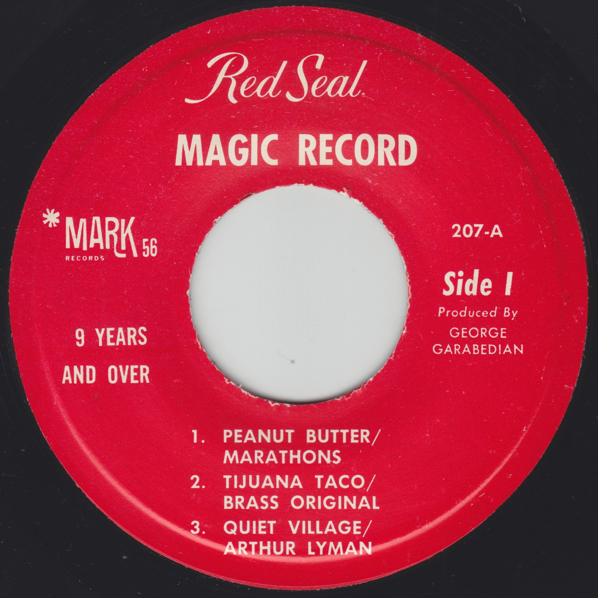 Red Seal Magic Record 1966 Mono 7" Novelty 45 PS Picture 'only the ...