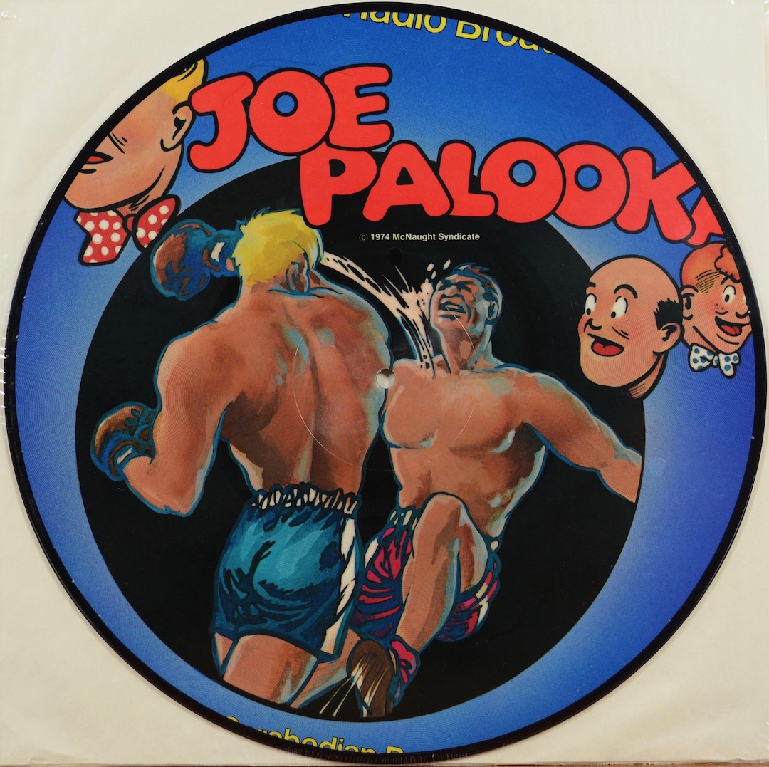 Joe Palooka PICTURE DISC LP Original Radio Broadcast Play Mark - Etsy