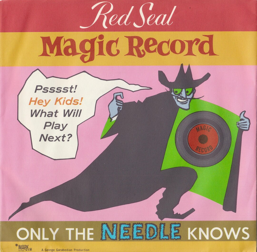 Red Seal Magic Record 1966 Mono 7" Novelty 45 PS Picture 'only the ...