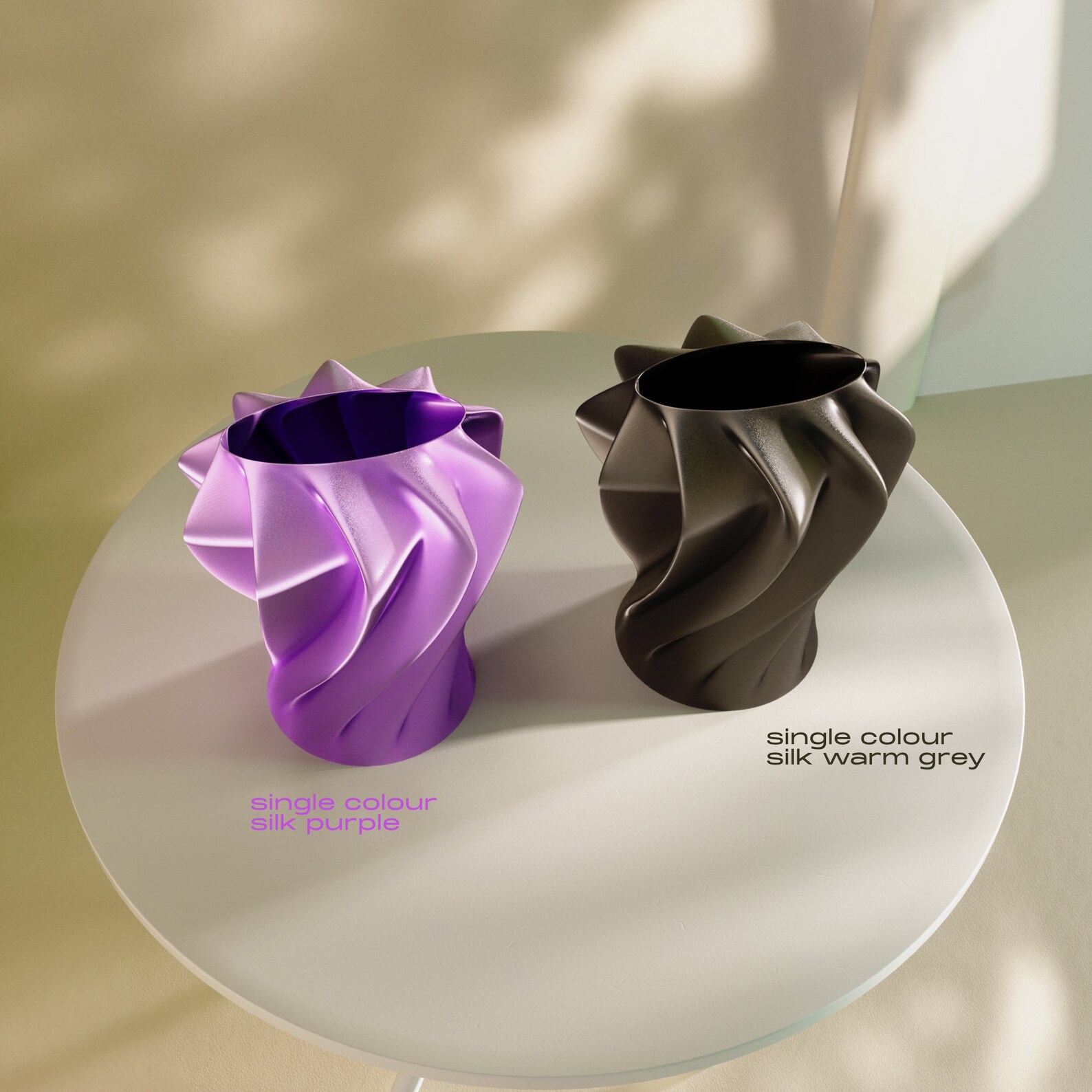 FOLDS Vase 3D Printed Vase - Etsy