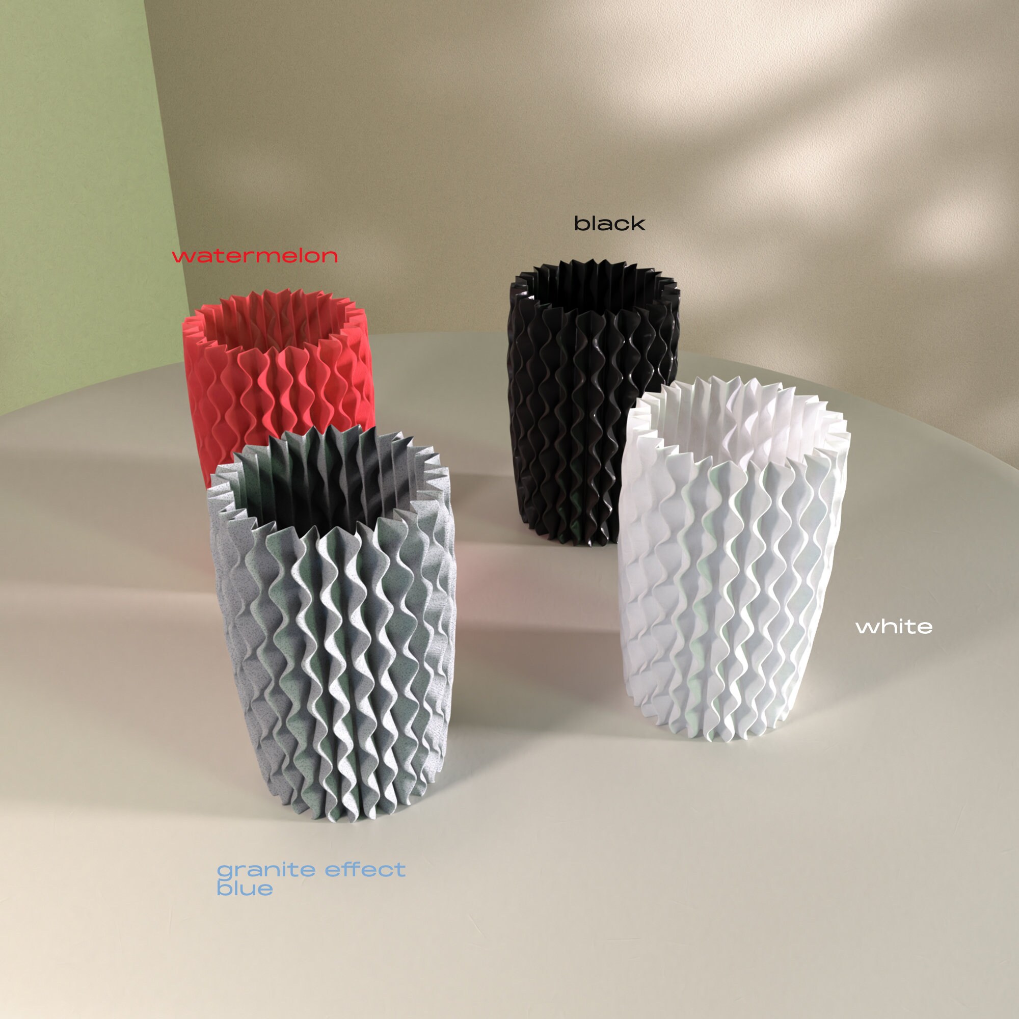 FRILLS2 - 3D Printed Pen Cup - Etsy