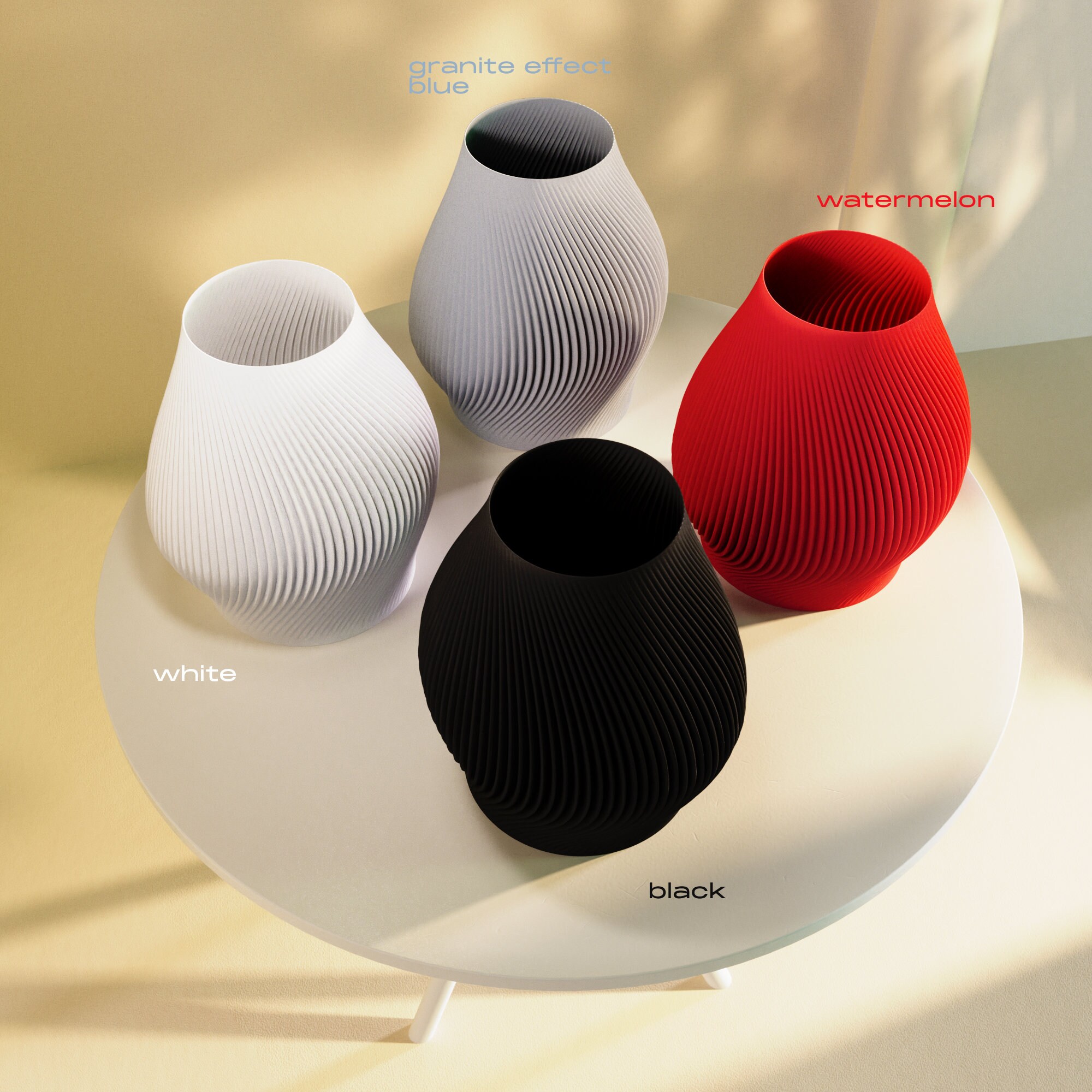 ECHO Tall - 3D Printed Vase - Etsy