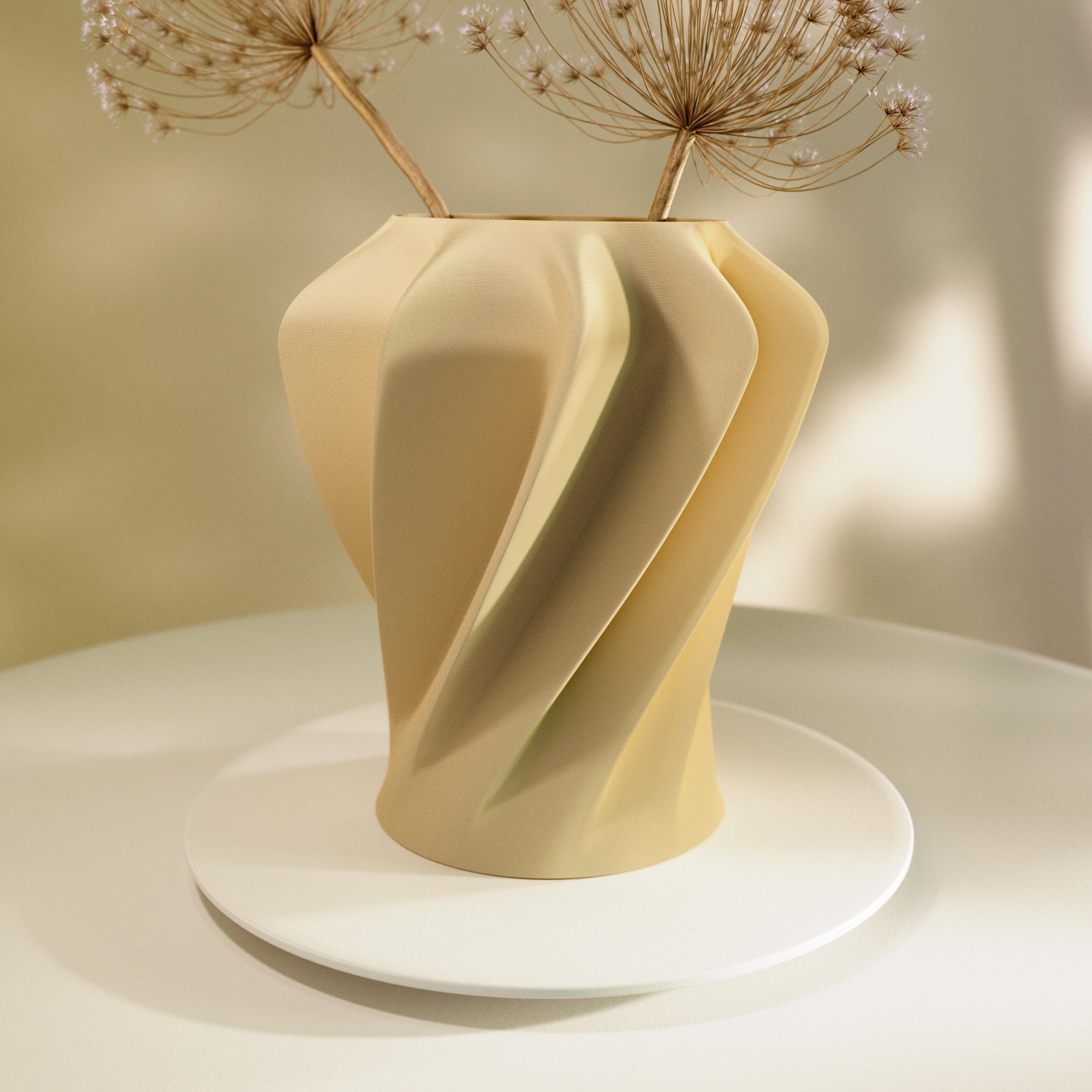 FOLDS Vase - 3D Printed Vase - Etsy