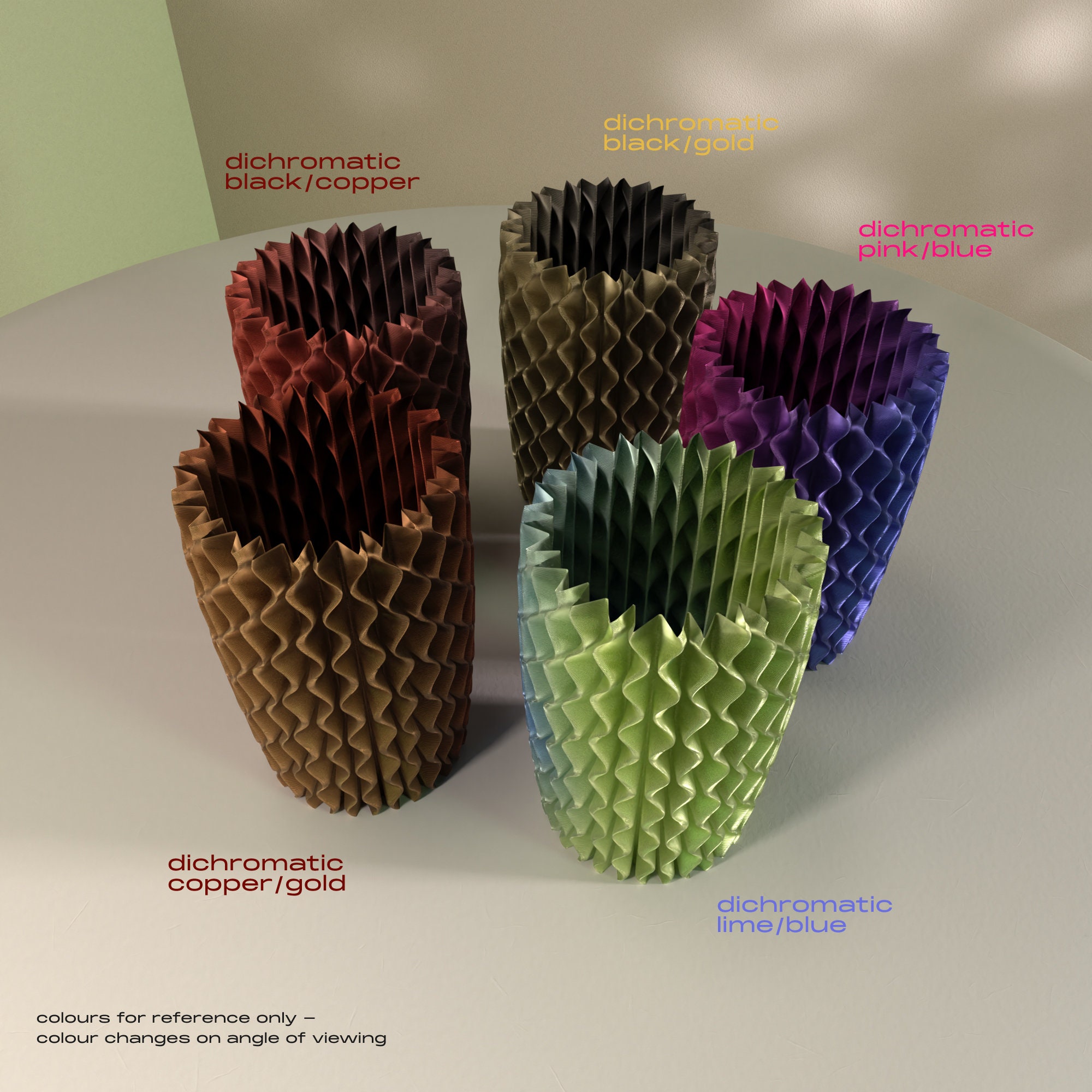 FRILLS2 - 3D Printed Pen Cup - Etsy