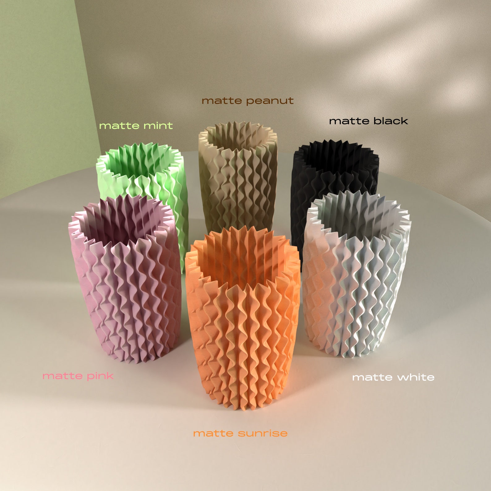 FRILLS2 - 3D Printed Pen Cup - Etsy
