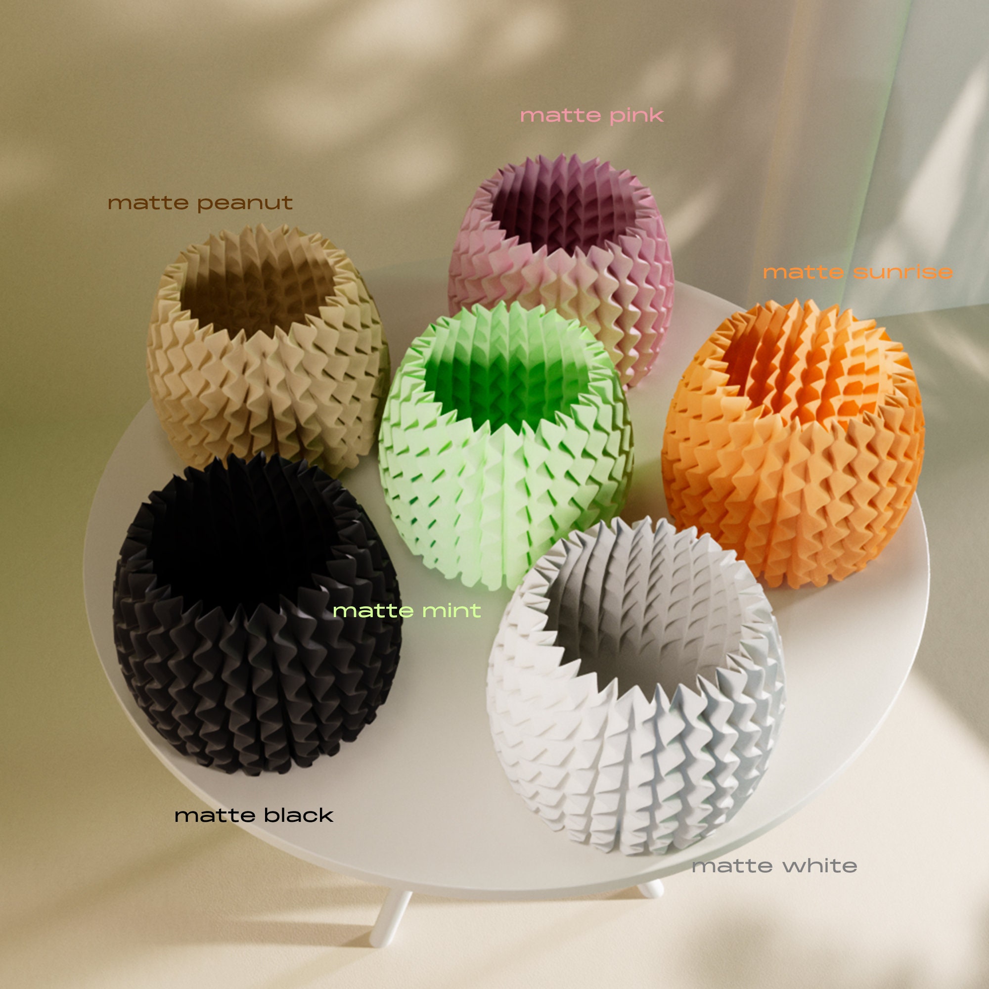 FRILLS - 3D Printed Pot - Etsy