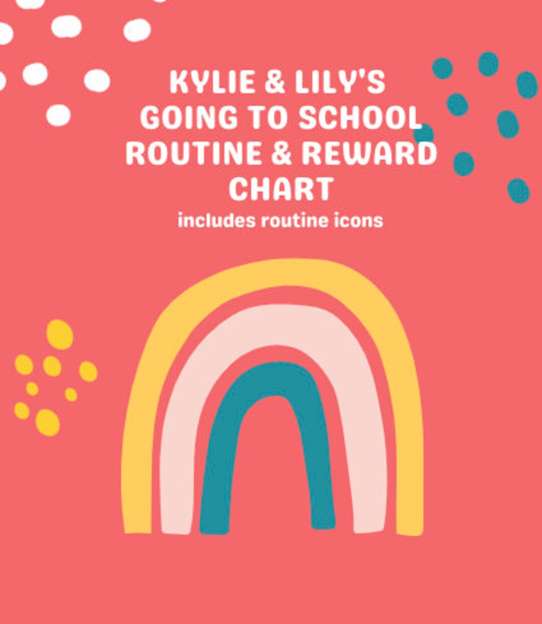 Getting Ready for School Routine Chart - Etsy