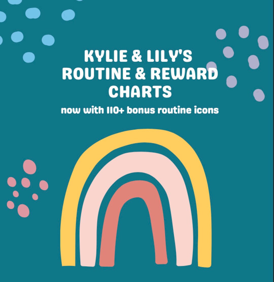 The Ultimate Fun Routine Chart With Over 110 Activity Icons - Etsy