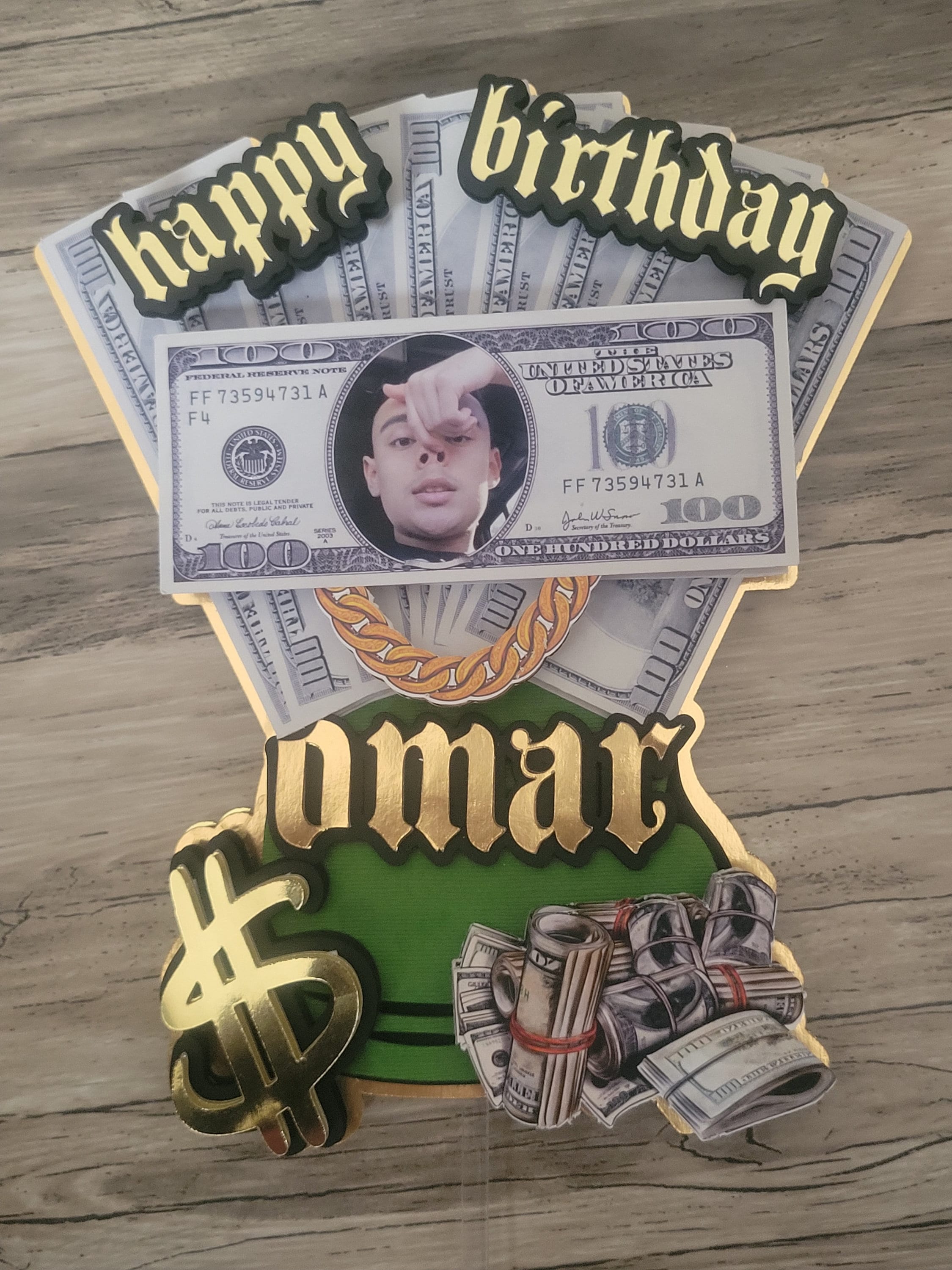 Money Theme Birthday Money Decorations Money B-day Gift Money Birthday ...