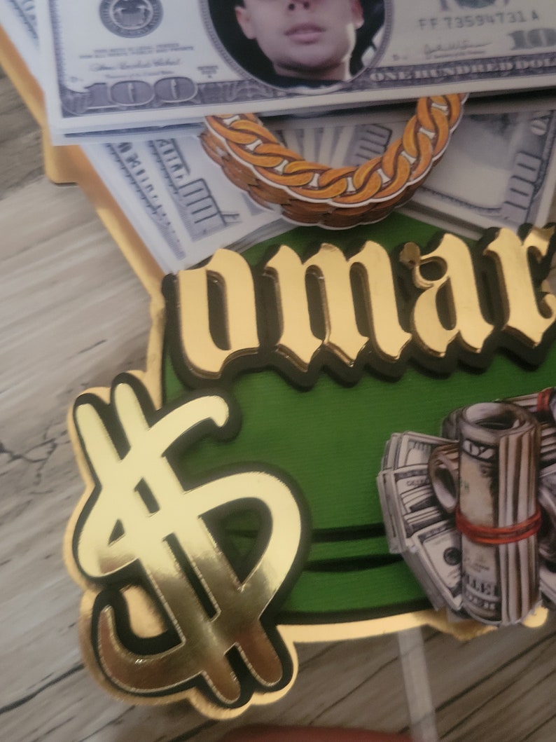 Money theme birthday money decorations money b-day gift money birthday ...