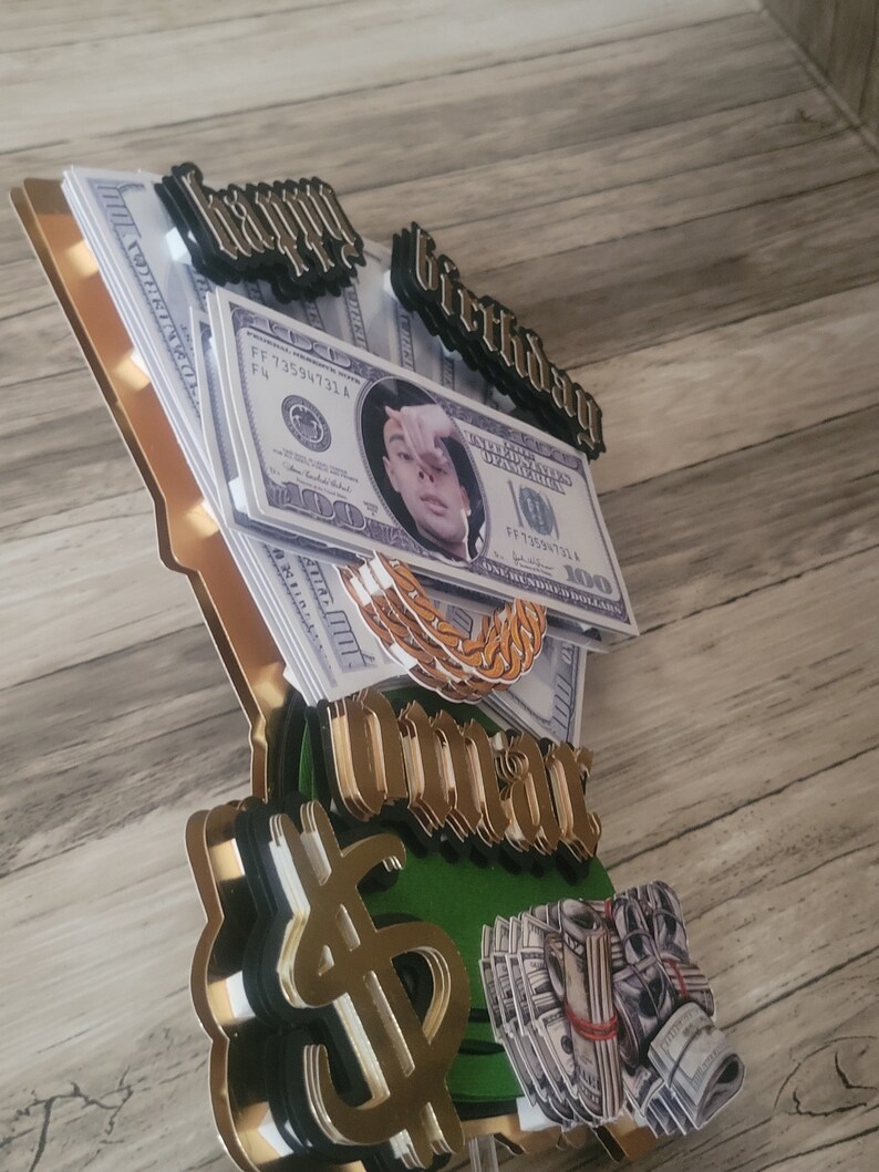 Money theme birthday money decorations money b-day gift money birthday ...