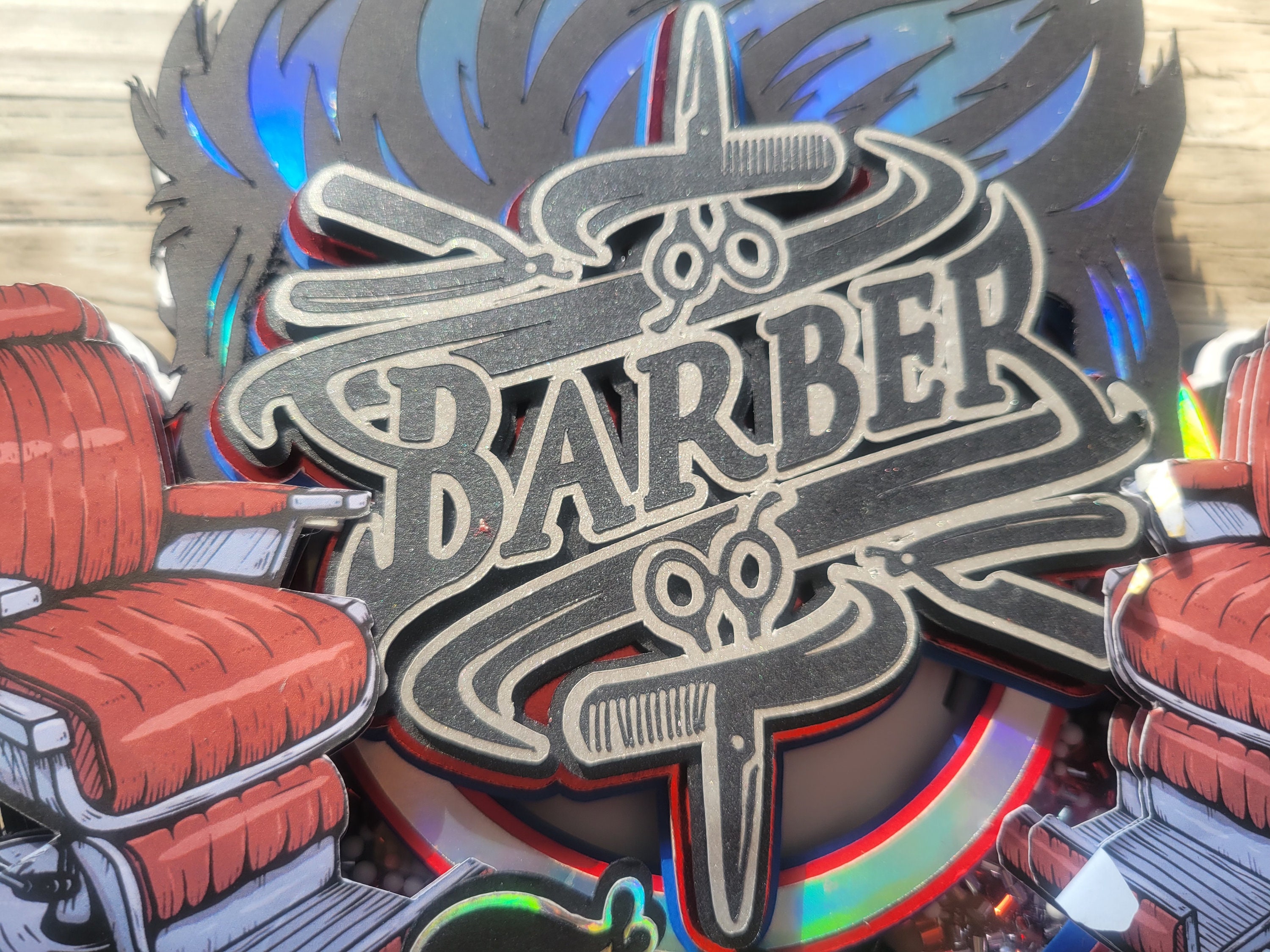 Barber Cake Topper Barber Shop Barber Svg Barber Chair Hair Style - Etsy