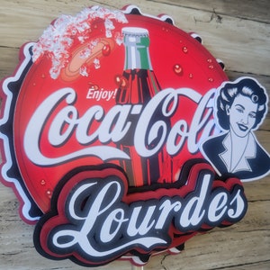 Coca-cola Cake Topper Coca-cola Birthday Birthday Decorations Coca Cola ...
